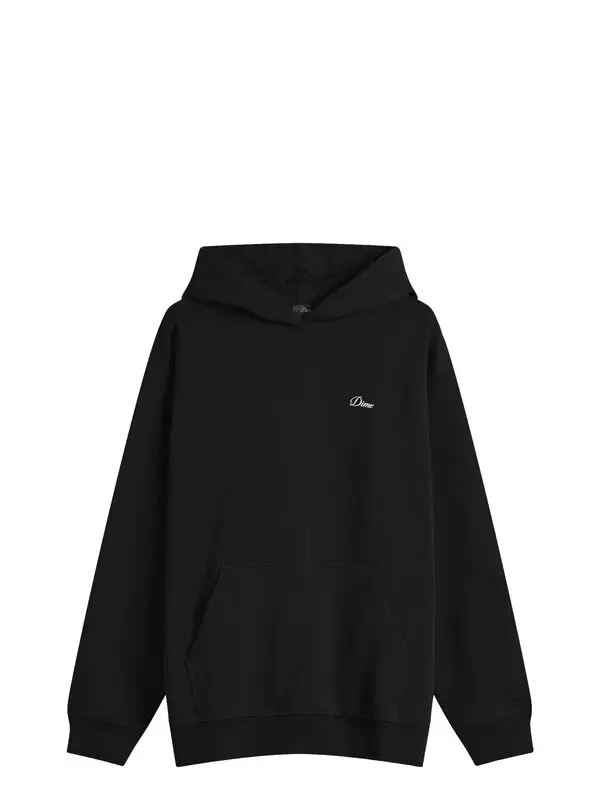 DIME Cursive Logo Hoodie - Black