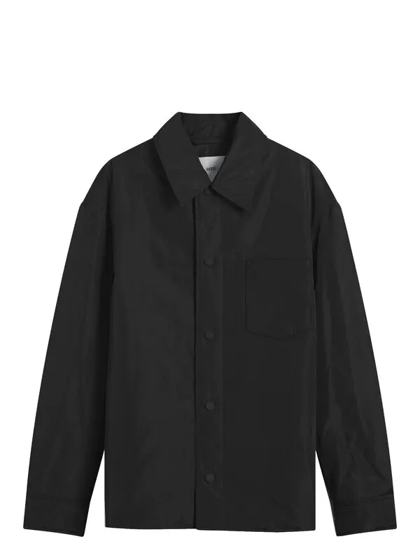 AMI Paris Technical Taffetas Overshirt - Noir