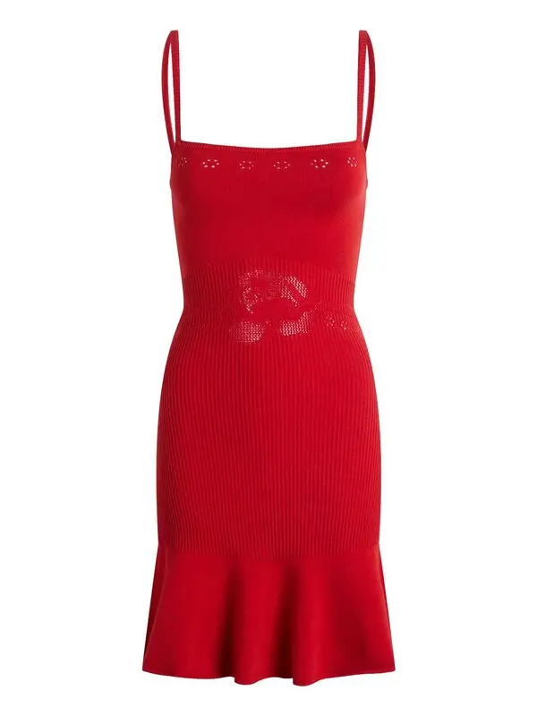 PEACHY DEN Marie Knit Mini Dress - Jam