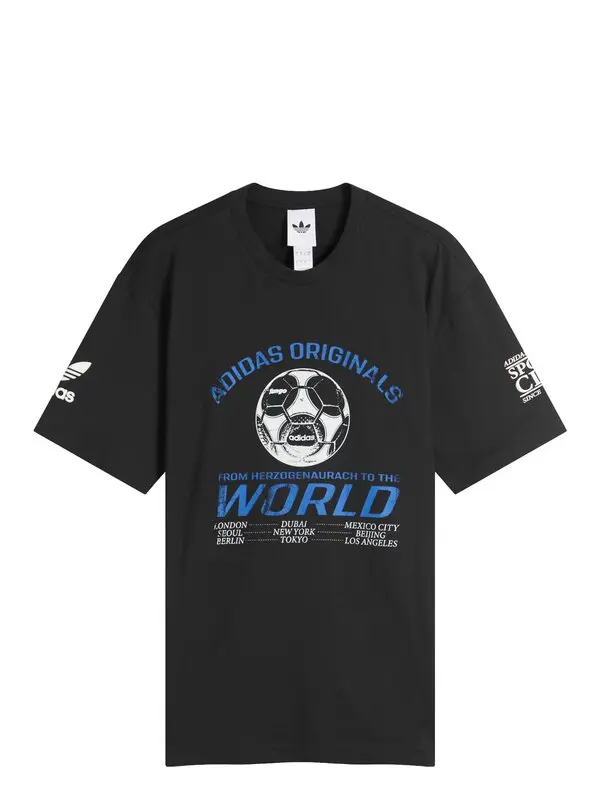 Adidas 90s Football T-shirt - Black