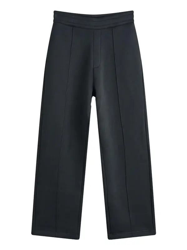 AMI Paris Brushed Fleece Big Adc Jogger - Anthracite