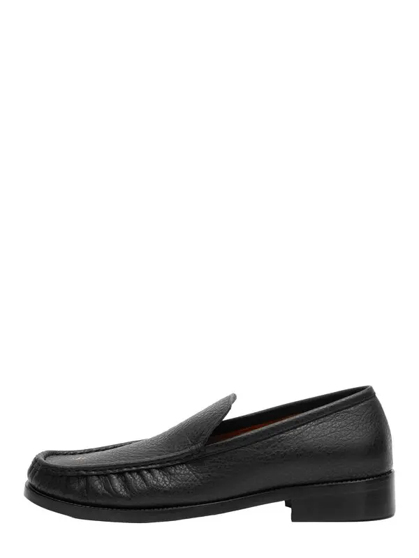 Acne Studios Boafer Light Grainy Loafer - Black