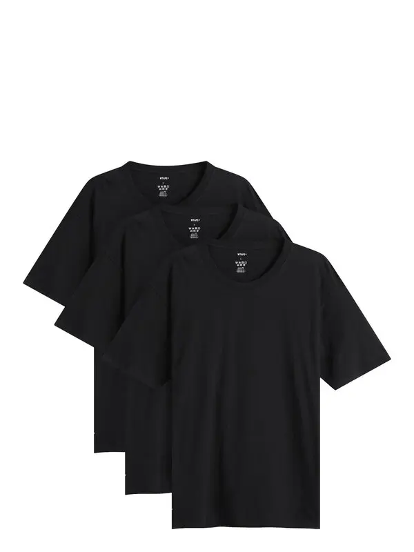 WTAPS Skivvies 3-pack Tee - Black