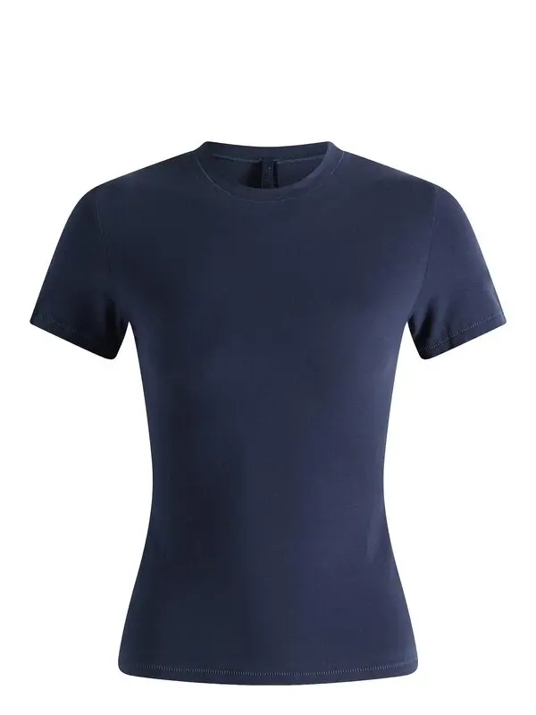 SKIMS Cotton Jersey T-shirt - Navy
