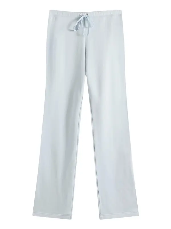 SKIMS Drapey French Terry Straight Leg Pant - Powder Blue