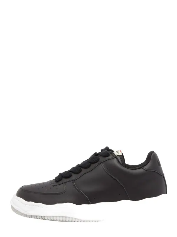 Mihara Yasuhiro Wayne Original Low Top Leather Sneake - Black