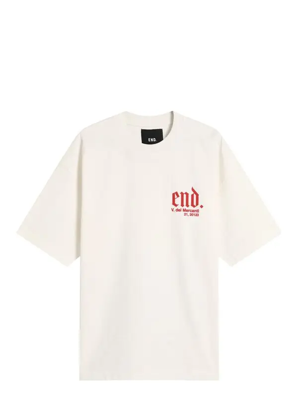 END. City Series 2.0 Milan T-shirt - Ecru