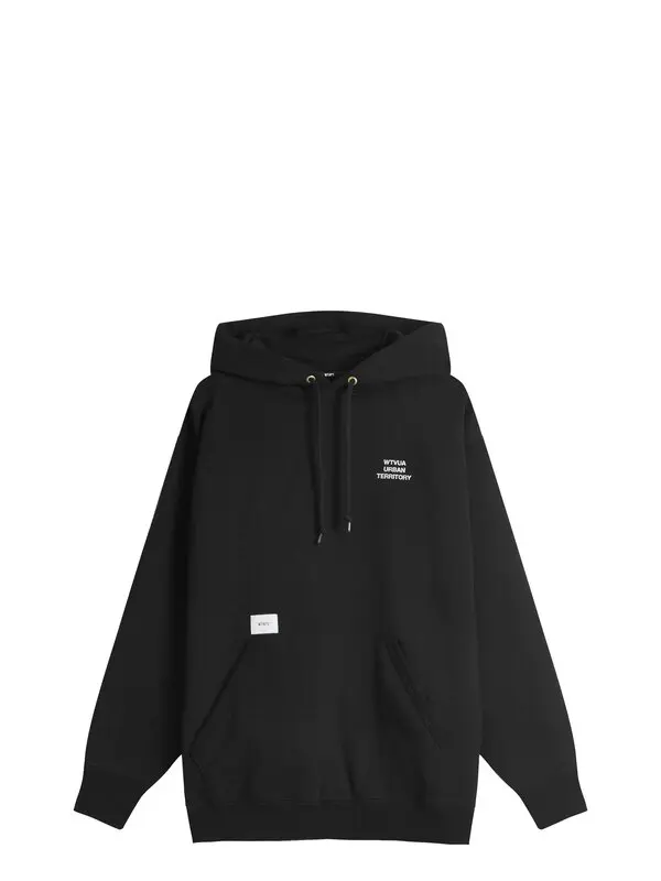 WTAPS Wut Embroidered Hoodie - Black