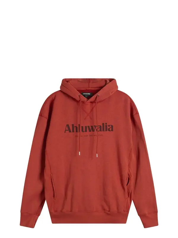Ahluwalia Logo Hoodie - Rust