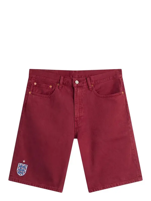 LEVI'S England 478 Baggy Shorts - Red