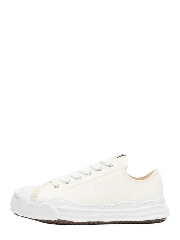 Mihara Yasuhiro Original Sole Toe Cap Lowcut Canvas S - White