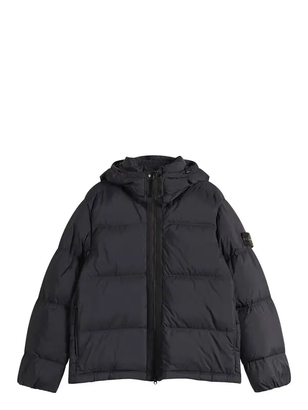 Stone Island Matt Ripstop Cordura Down Jacket - Black