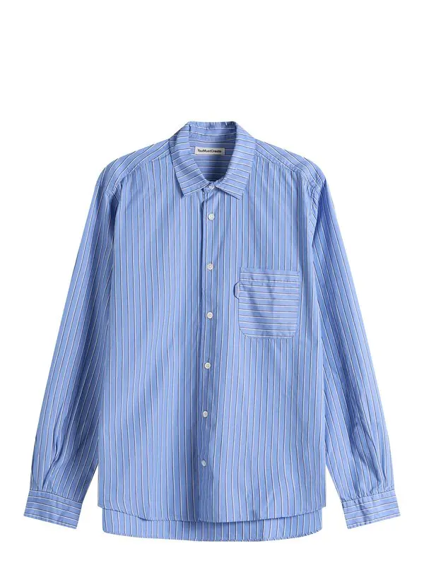 You Must Create Curtis Shirt - Blue Multi