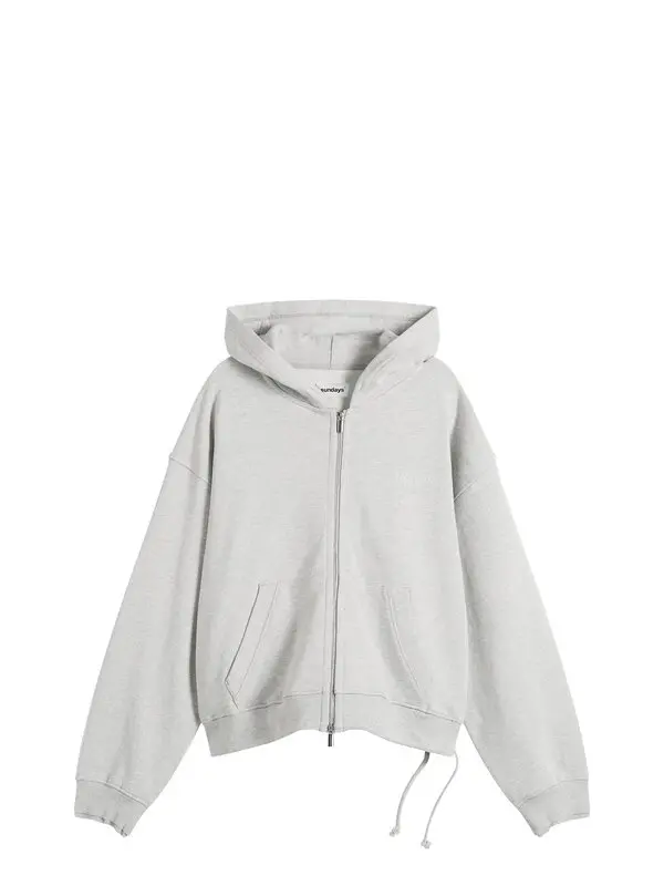 SNDYS. Zip Hoodie - Grey