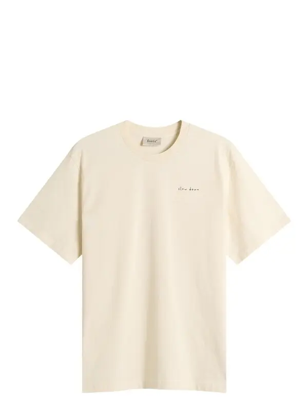 FORET Slow Down T-shirt - Cloud