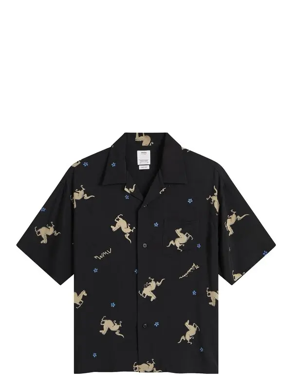 Visvim Crosby Short Sleeve Shirt - Black
