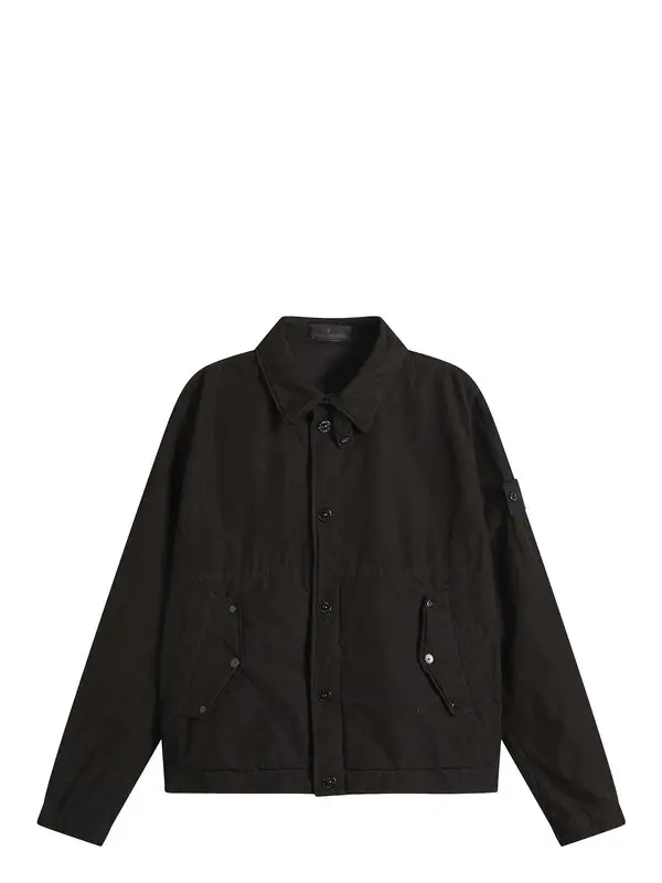 Stone Island Ghost David Light-tc Coach Jacket - Black