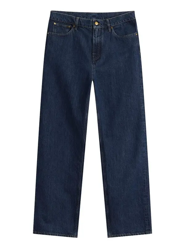 JIL SANDER Mid Blue Denim Jeans - Medium Denim