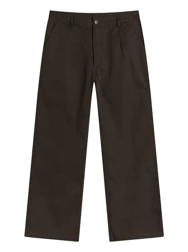 Universal Works Twill Dizzy Trousers - Brown