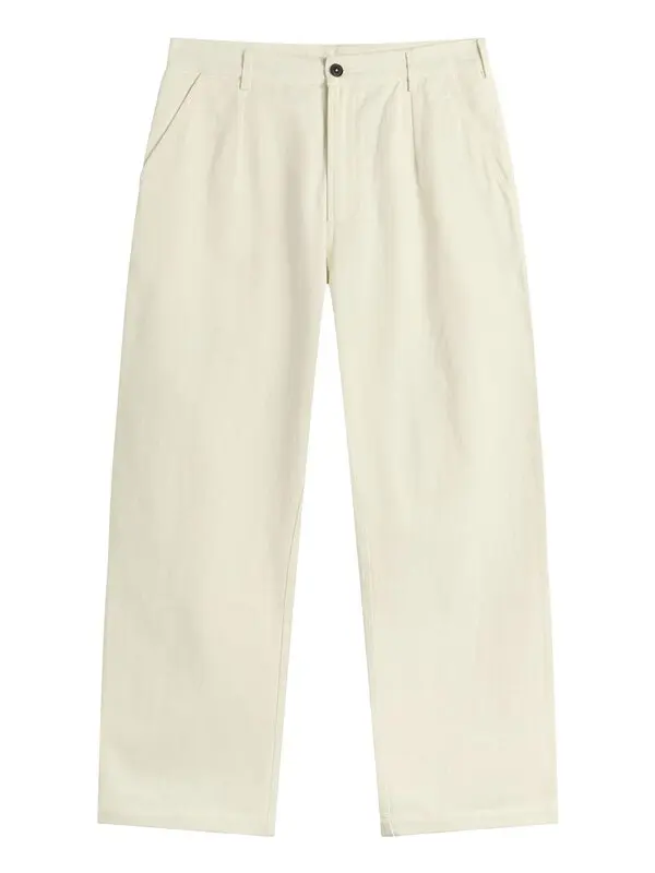 Universal Works Slub Drill Dizzy Trousers - Ecru