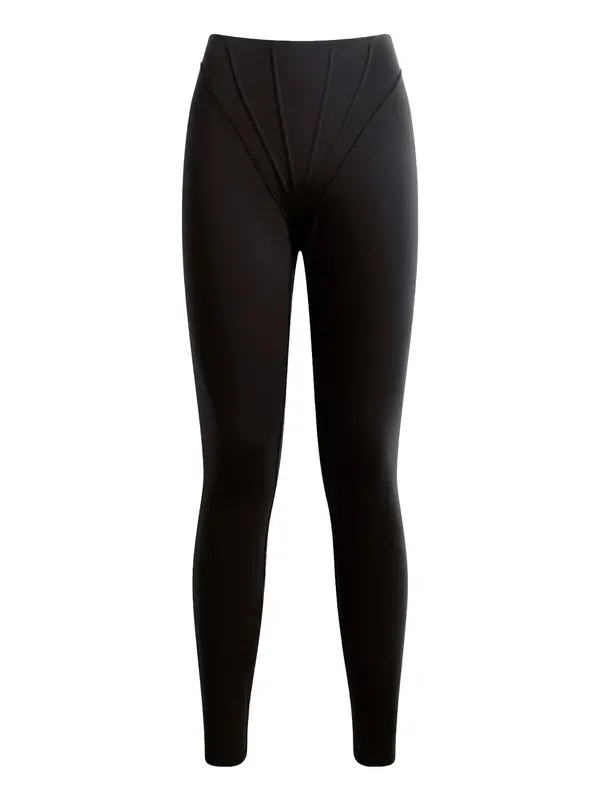Nike X Skims Matte High Waist Corset Legging 26 - Obsidian