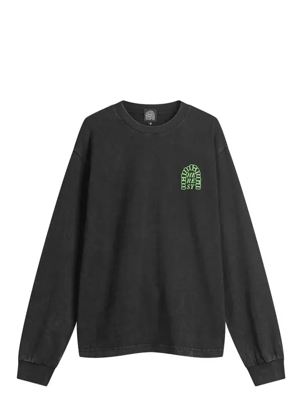 HERESY Arch Long Sleeve T-shirt - Ash