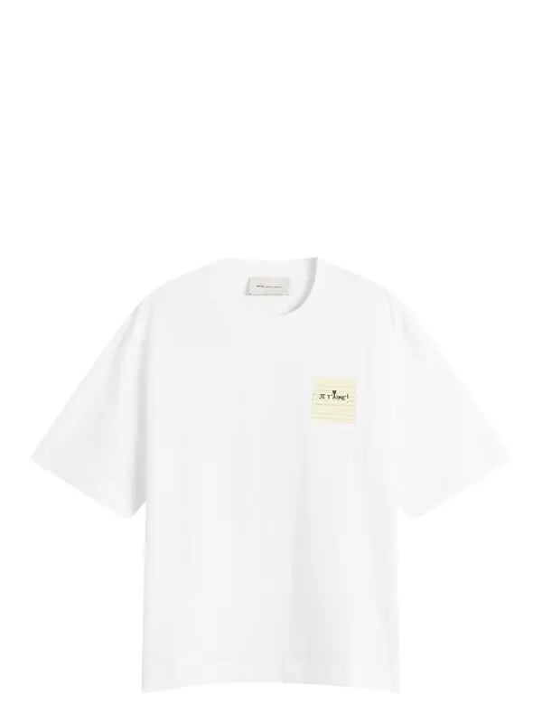 AMI Paris Post It Je T'aime T-shirt - Blanc