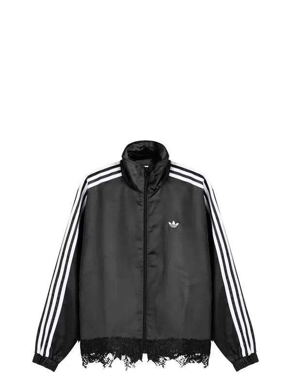 Adidas Firebird Satin Lace Track Top - Black