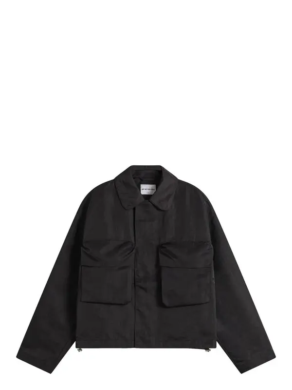 MKI MIYUKI ZOKU Silky Nylon Pilot Jacket - Black