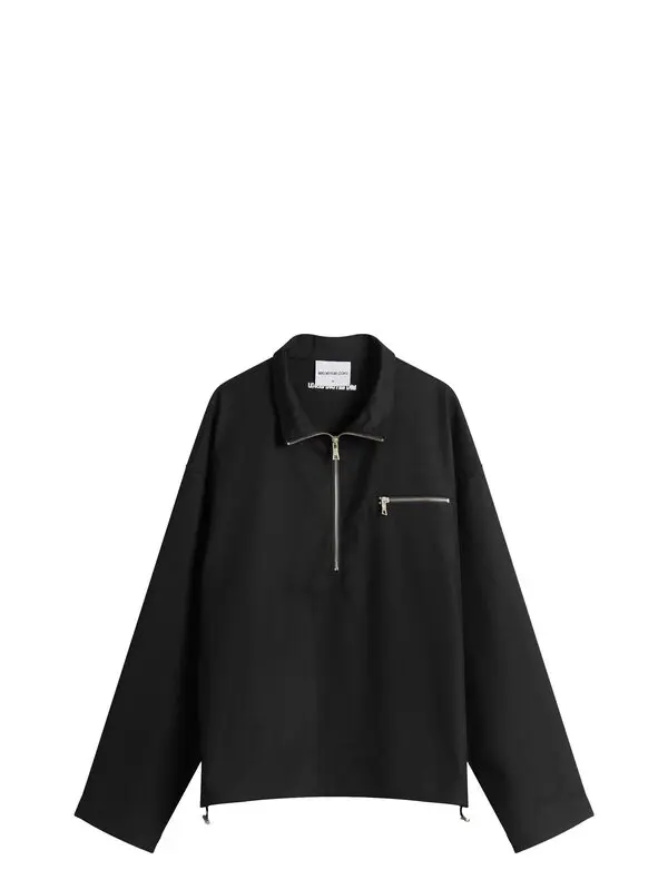MKI MIYUKI ZOKU Suiting Quarter Zip - Black