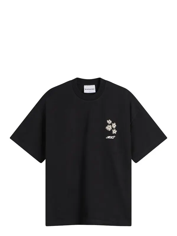 MKI MIYUKI ZOKU Hibiscus T-shirt - Black