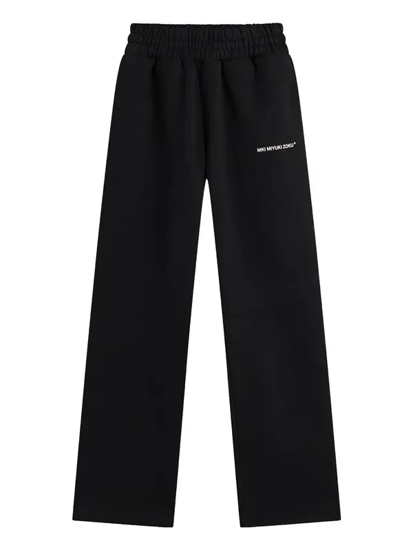 MKI MIYUKI ZOKU Uniform Wide Leg Joggers - Black