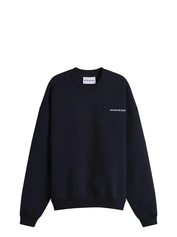 MKI MIYUKI ZOKU Presented End. Uniform Crewneck - Navy