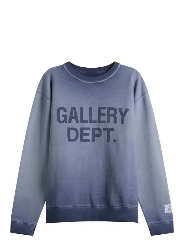 GALLERY DEPT. Washed Logo Crewneck - Navy