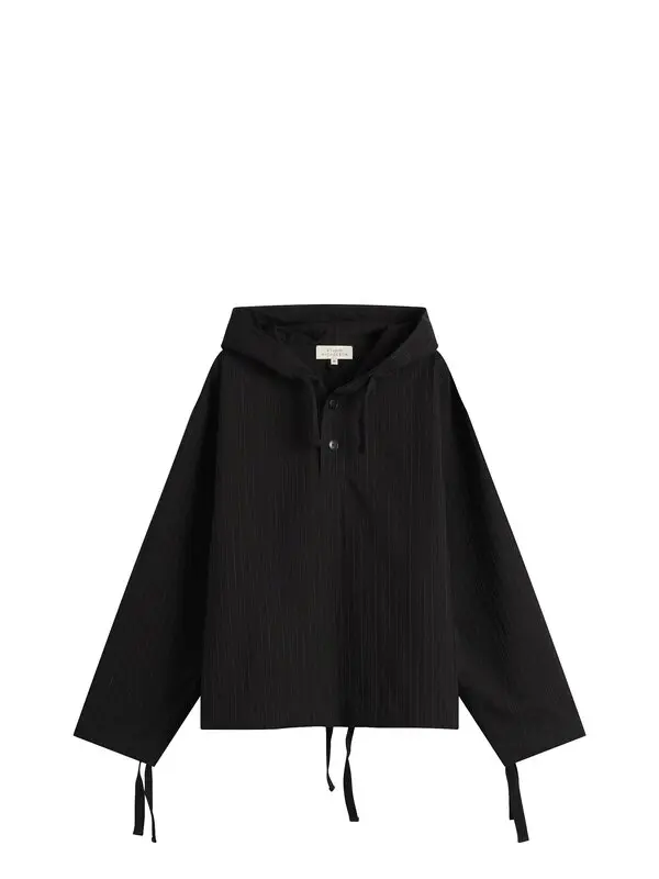 Studio Nicholson Almes Hooded Pullover - Black