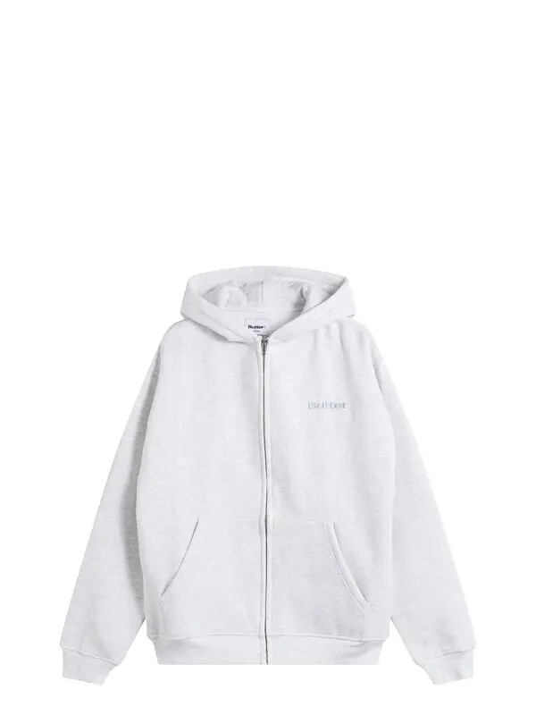 BUTTER GOODS Internationale Zip Hoodie - Ash