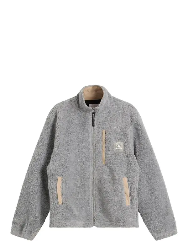 BUTTER GOODS Terrain Highpile Fleece Jacket - Grey