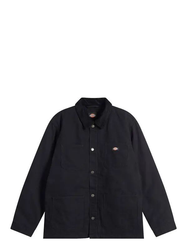 Dickies Lined Canvas Chore Jacket - Black