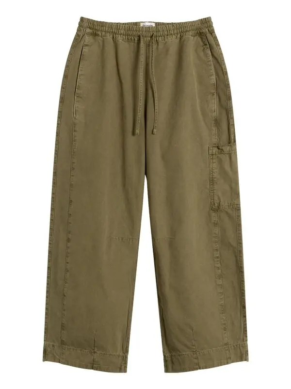 DAMSON MADDER Felix Twill Trousers - Olive