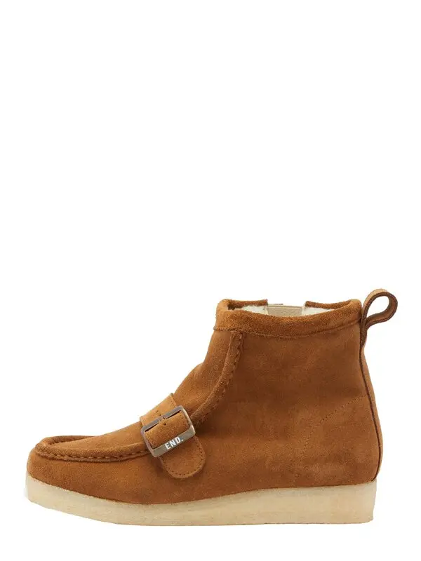 Clarks End. X X Beams Plus Walla Hi Strap - Dark Brown