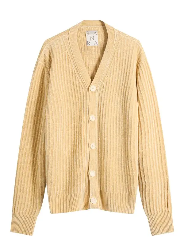 RANRA Geode Cardigan - Putty