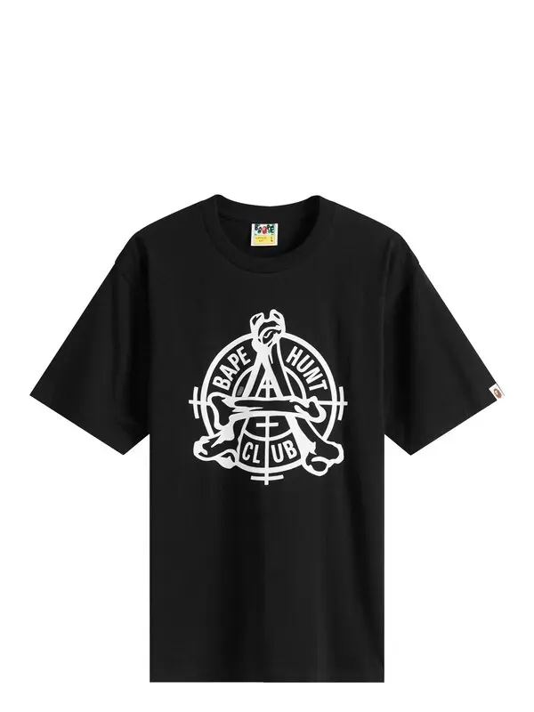 A BATHING APE Hunt Club T-shirt - Black