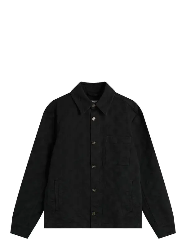 Casablanca Denim Monogram Shacket - Black