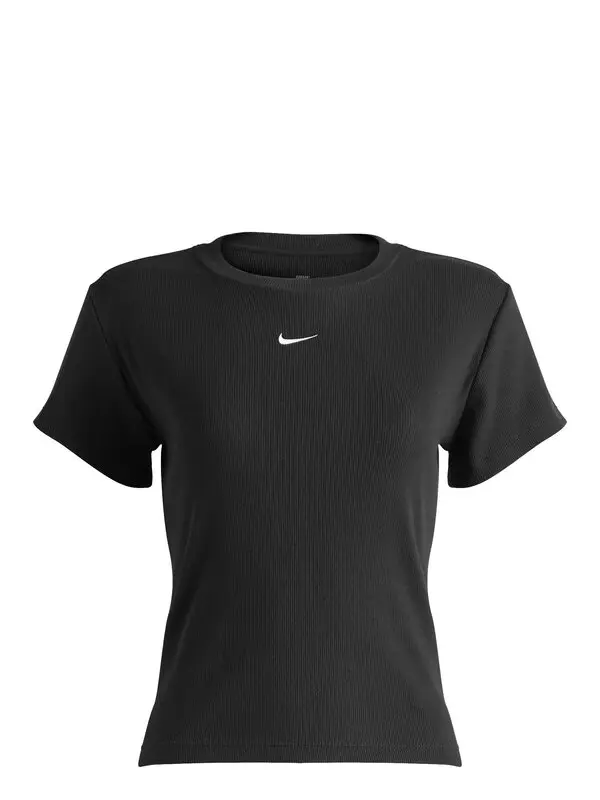 Nike Tight Ribbed T-shirt - Black