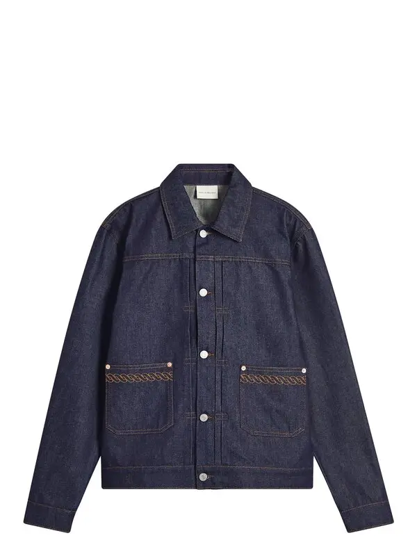 Drole De Monsieur Raw Denim Jacket - Brut