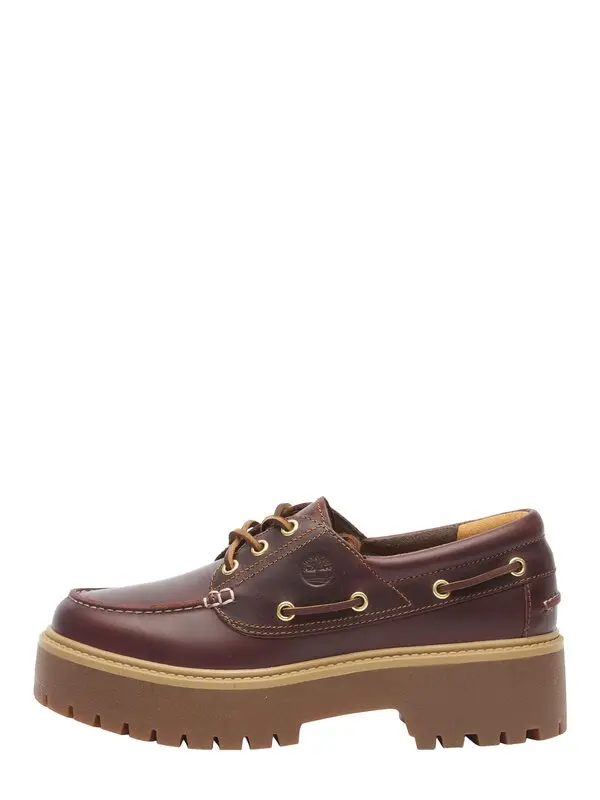 Timberland Stone Street Platform Boat Shoe - Rootbeer