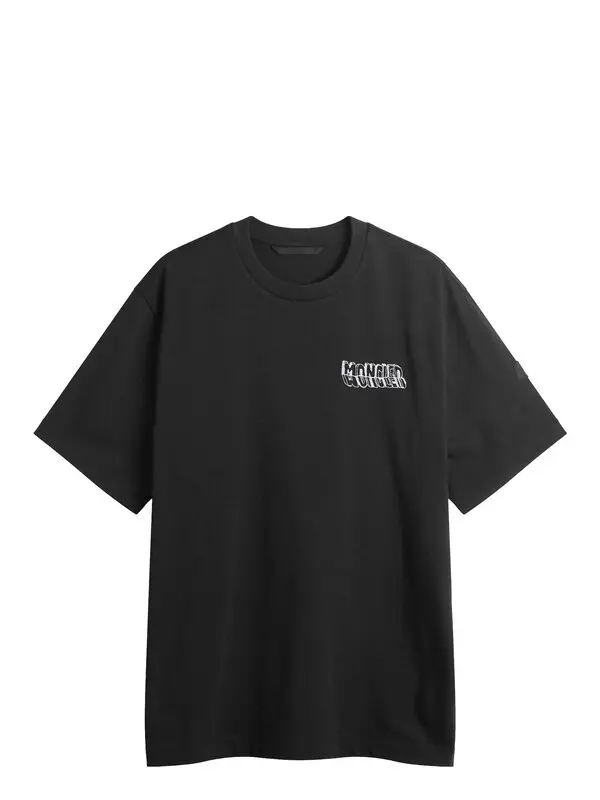 Moncler Back Graphic T-shirt - Black