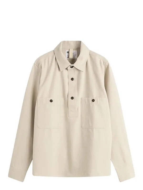 MARGARET HOWELL Overhead Shirt - Bone