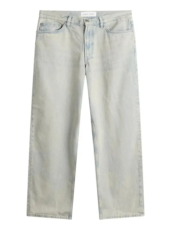 SAMSØE SAMSØE Saharper Baggy Jeans Wide Leg Denim - Pale Cloud