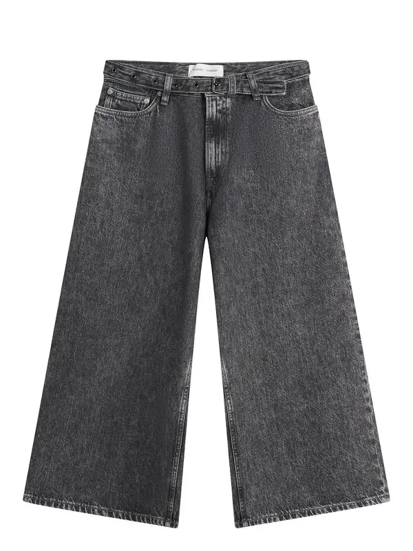 SAMSØE SAMSØE Saharper Denim Culottes - Grey Cloud